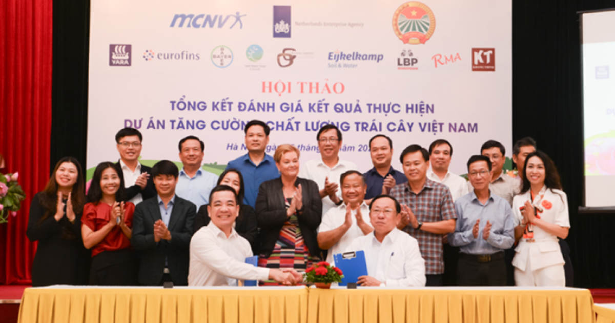 Structural impact of NL-VN Fruit Project: Introducing soil testing to ...