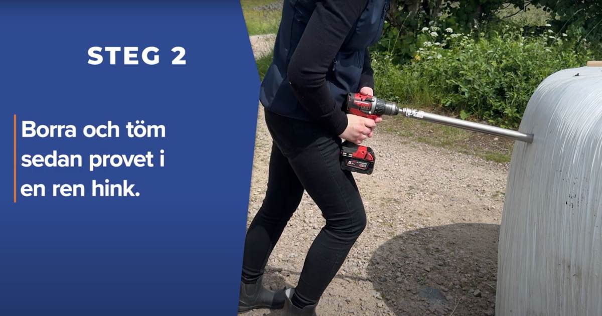 Video: Provtagning av balat foder med borr – Steg-för-steg-guide - Eurofins Agro